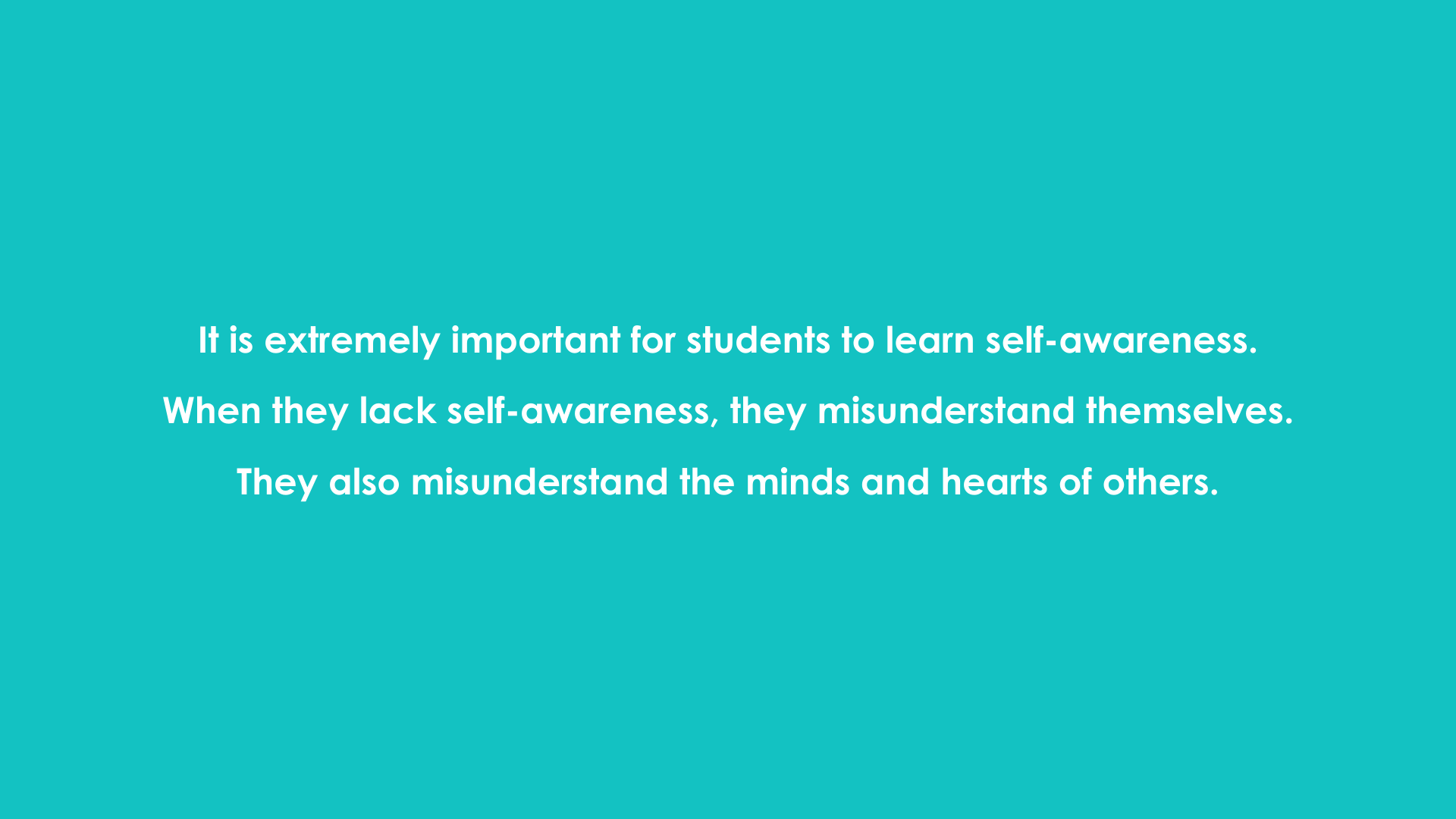 The Importance of Teaching Self Awareness - Dot It » Blog Archive