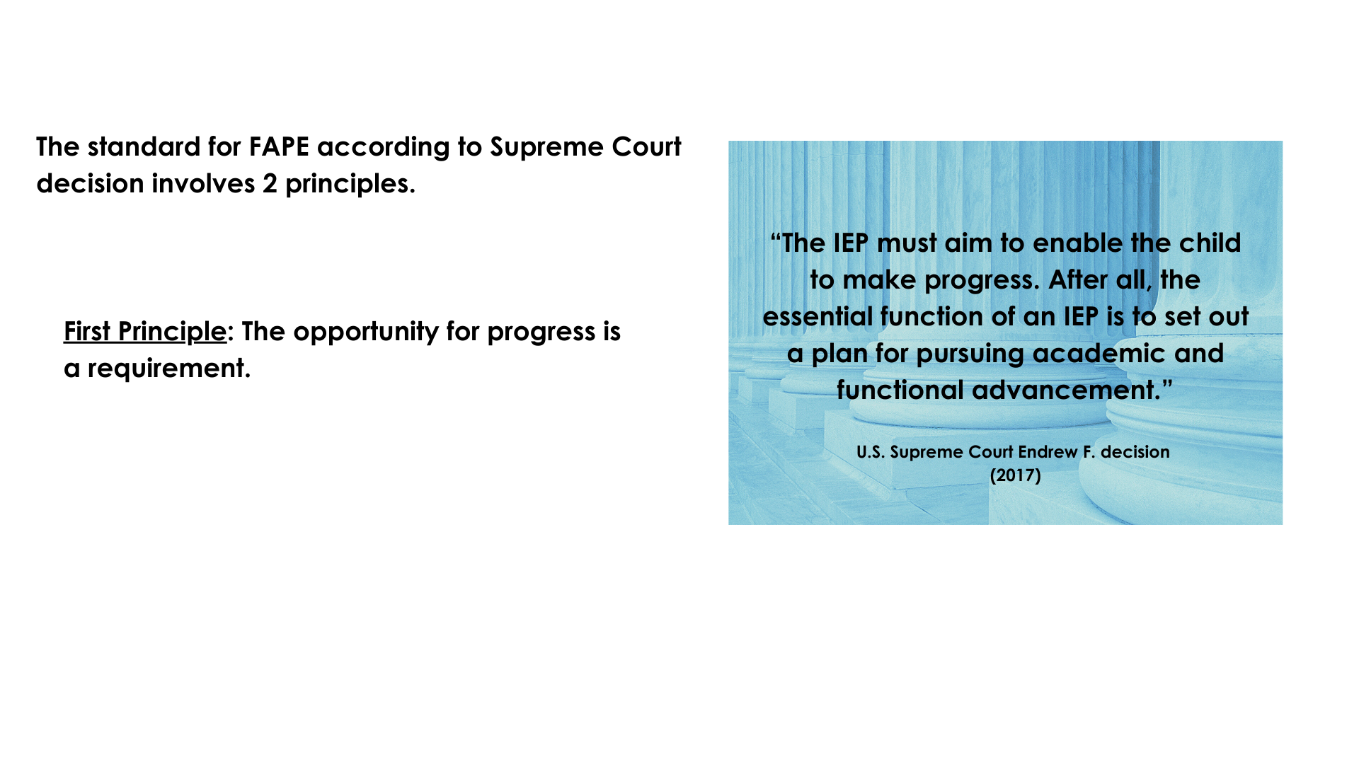 What Did the Endrew Case Teach Us about FAPE? - Dot It » Blog Archive