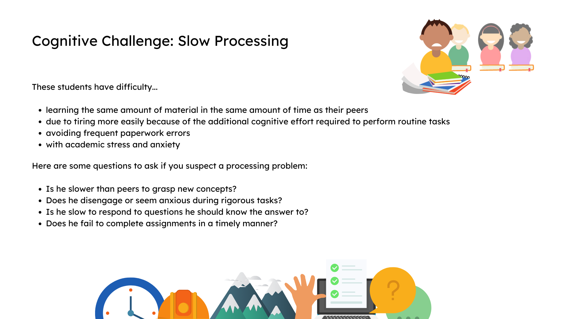 How to Connect With Students Who Process Slowly - Dot It » Blog Archive